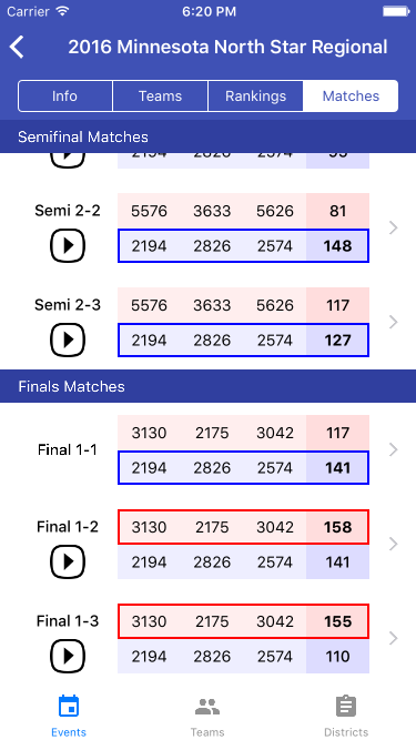 Official TBA iOS App Now Available! – The Blue Alliance Blog
