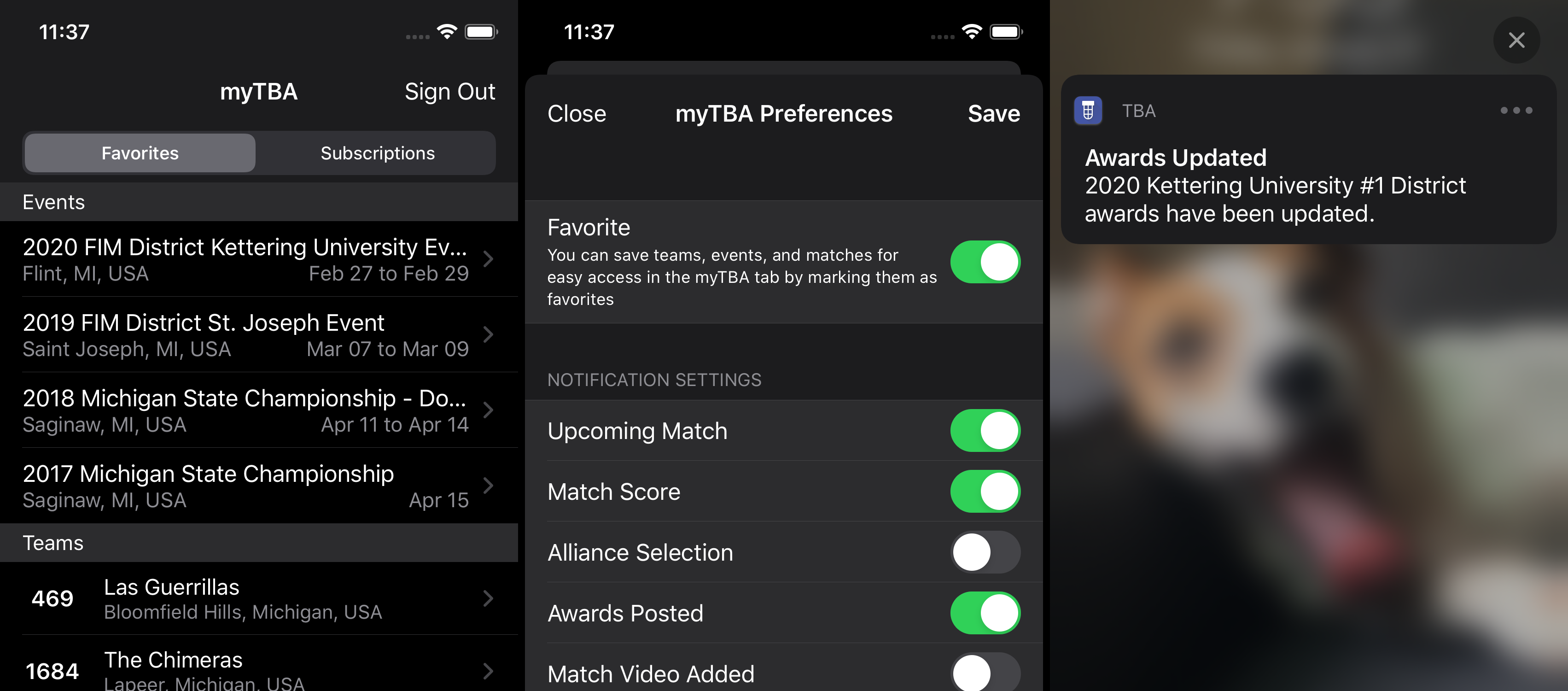 Introducing The Blue Alliance for iOS v2 – The Blue Alliance Blog